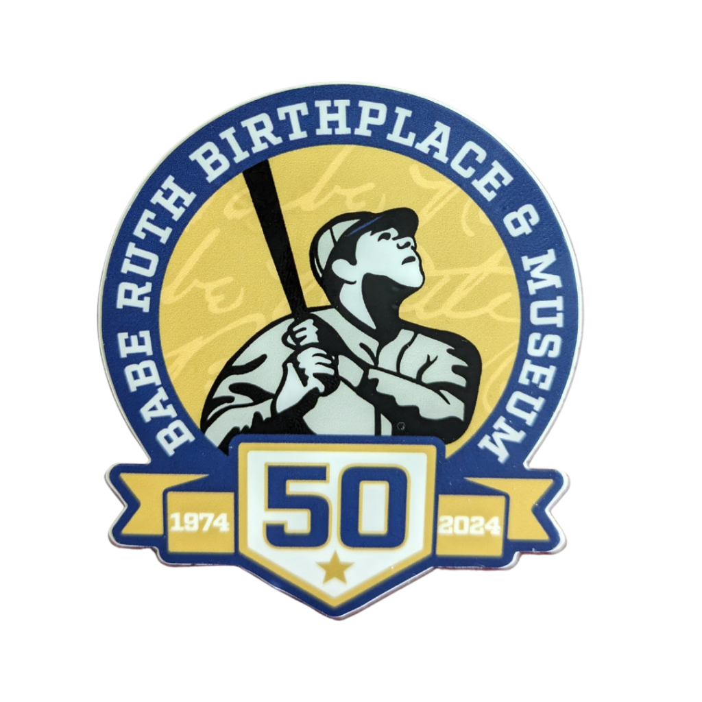 Babe Ruth Museum Sticker (50th Anniversary Edition) | Babe Ruth ...